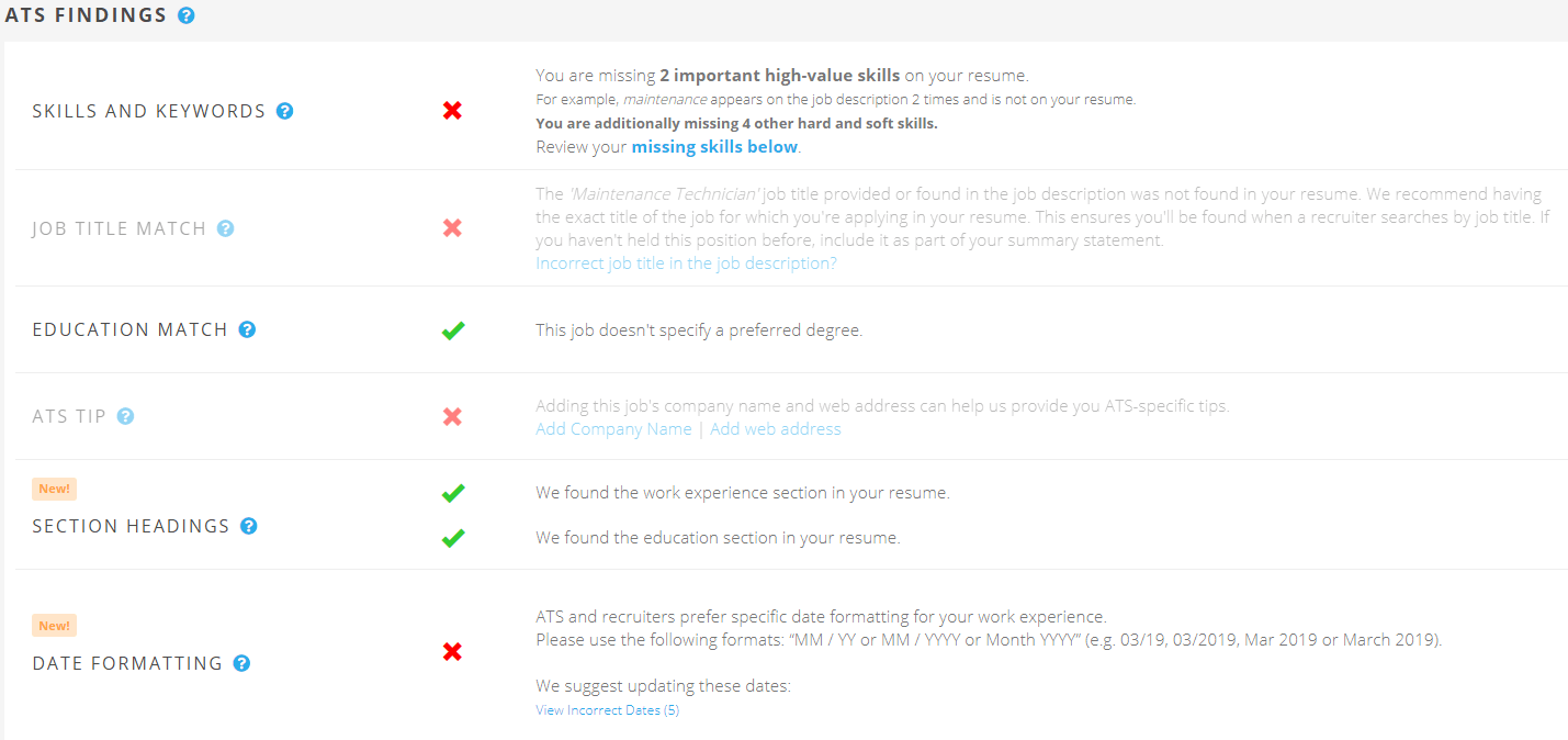 Jobscan Resume Checker :: Use Free ATS Resume Scanner | Resumes Bot